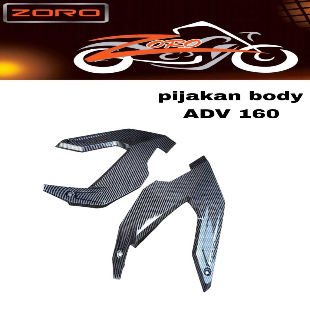COVER COVER STEP SET LEFT RIGHT ADV 160 2024-2025 CARBON ZORO | Shopee ...