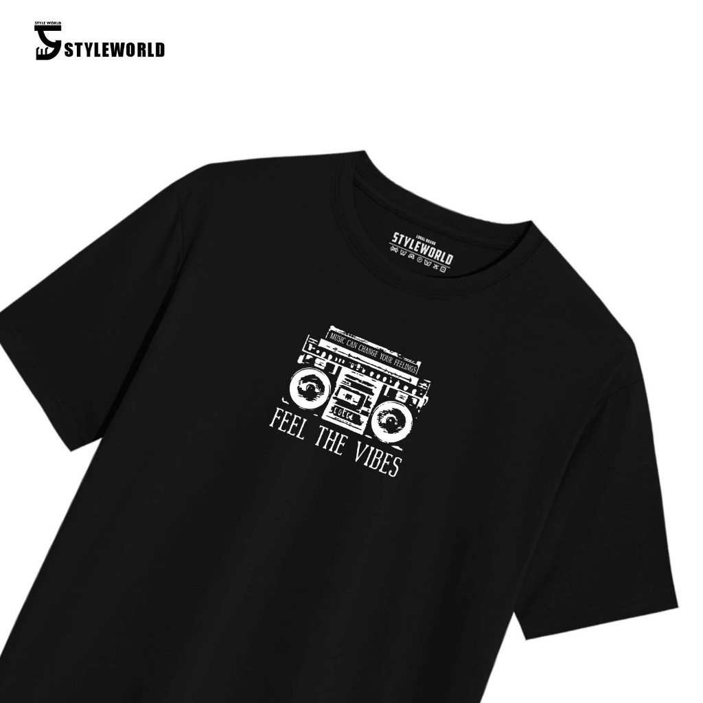 STYLEWORLD - Men's Distro T-shirt Music T-shirt 24s Cotton Combed ...