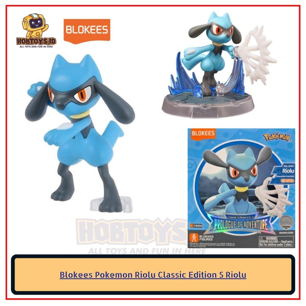 Pokemon Riolu Classic Edition S RioluBlokees | Shopee Philippines