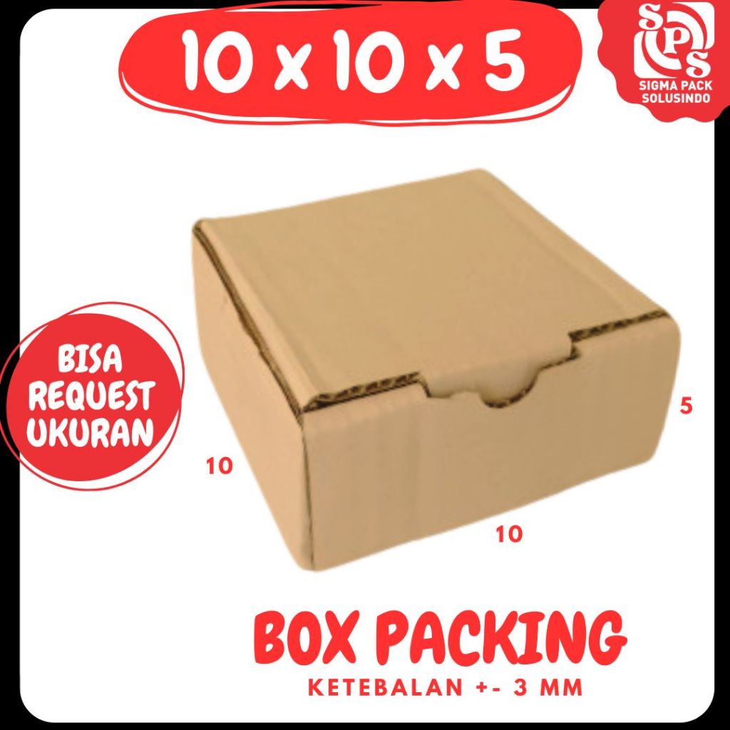 Cardboard 10x10x5 front folding box LD model Box packing Mistery zigma ...