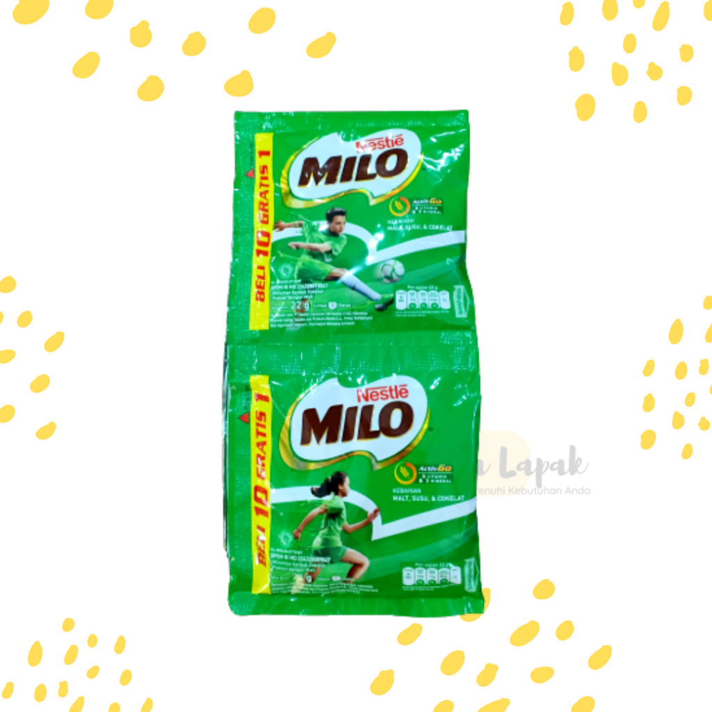 Milo 1 PACK CONTAINS 10 PCS Chocolate Milk Powder [BUY MORE FOR CHEAPER ...