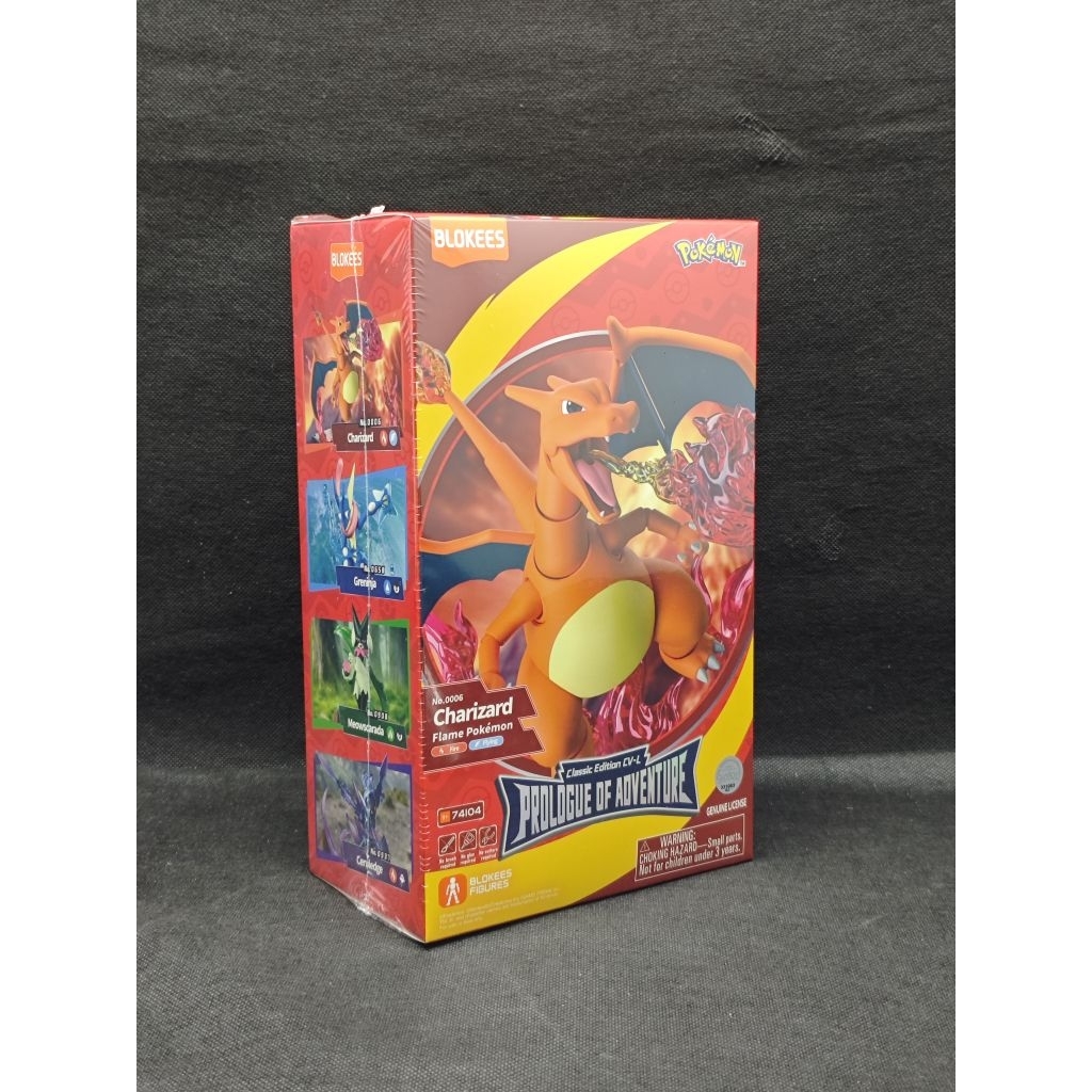 Blokees PVC Figure Pokemon Charizard Figure 0006 Classic Edition CV-L ...