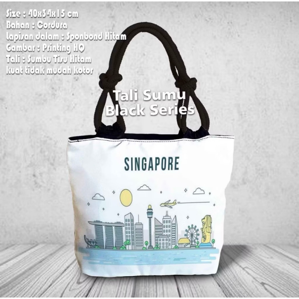 Singapore Souvenir Bag | Singapore Bag | Singapore tote bag | Bags By ...