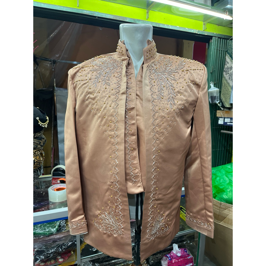 Moca muslim wedding dress | Muslim basofi | Muslim beskap | Sundanese ...