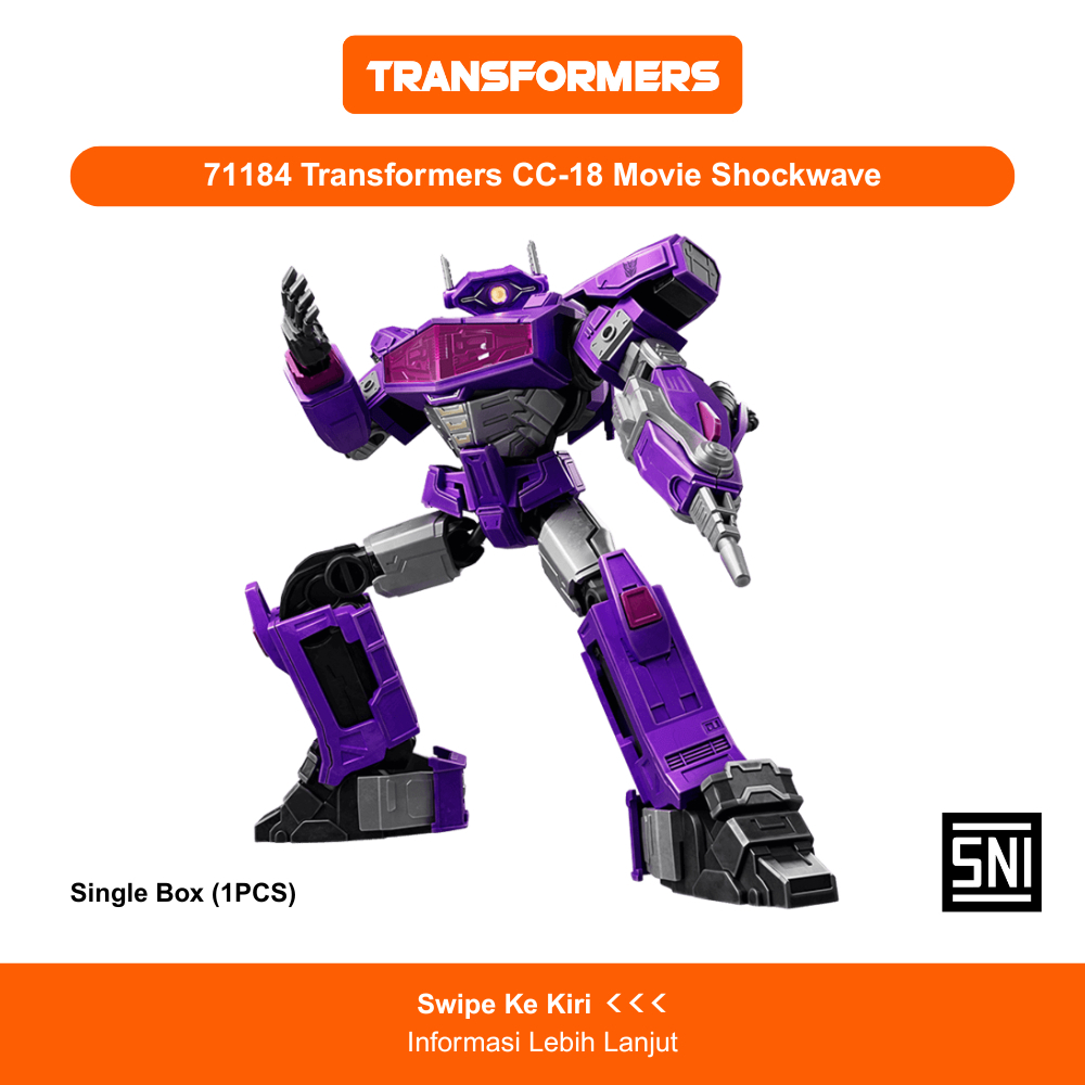 BLOKEES Transformers Classic Class 18 Shockwave (Luminous Eyes & Chest ...