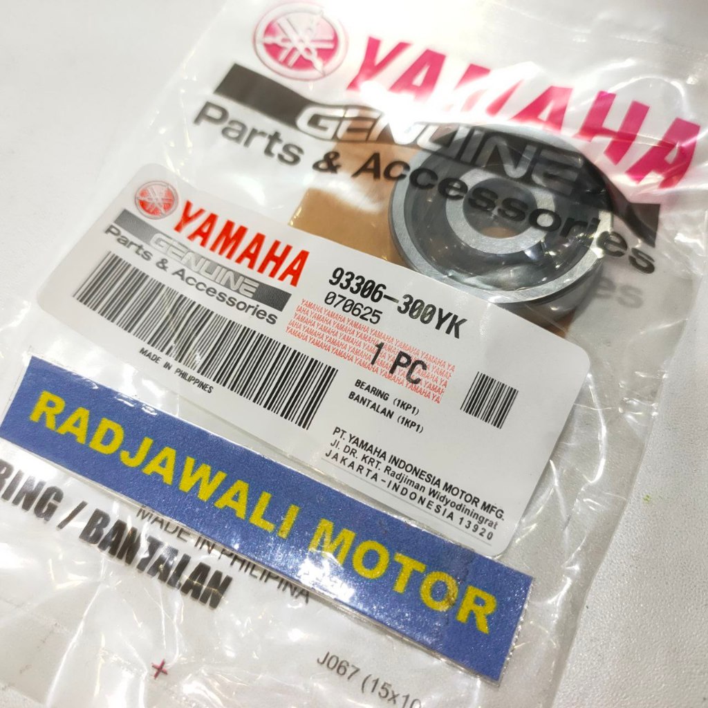 BEARING 6300 / FRONT WHEEL BEARING YAMAHA ORIGINAL YAMAHA 93306-300YK ...