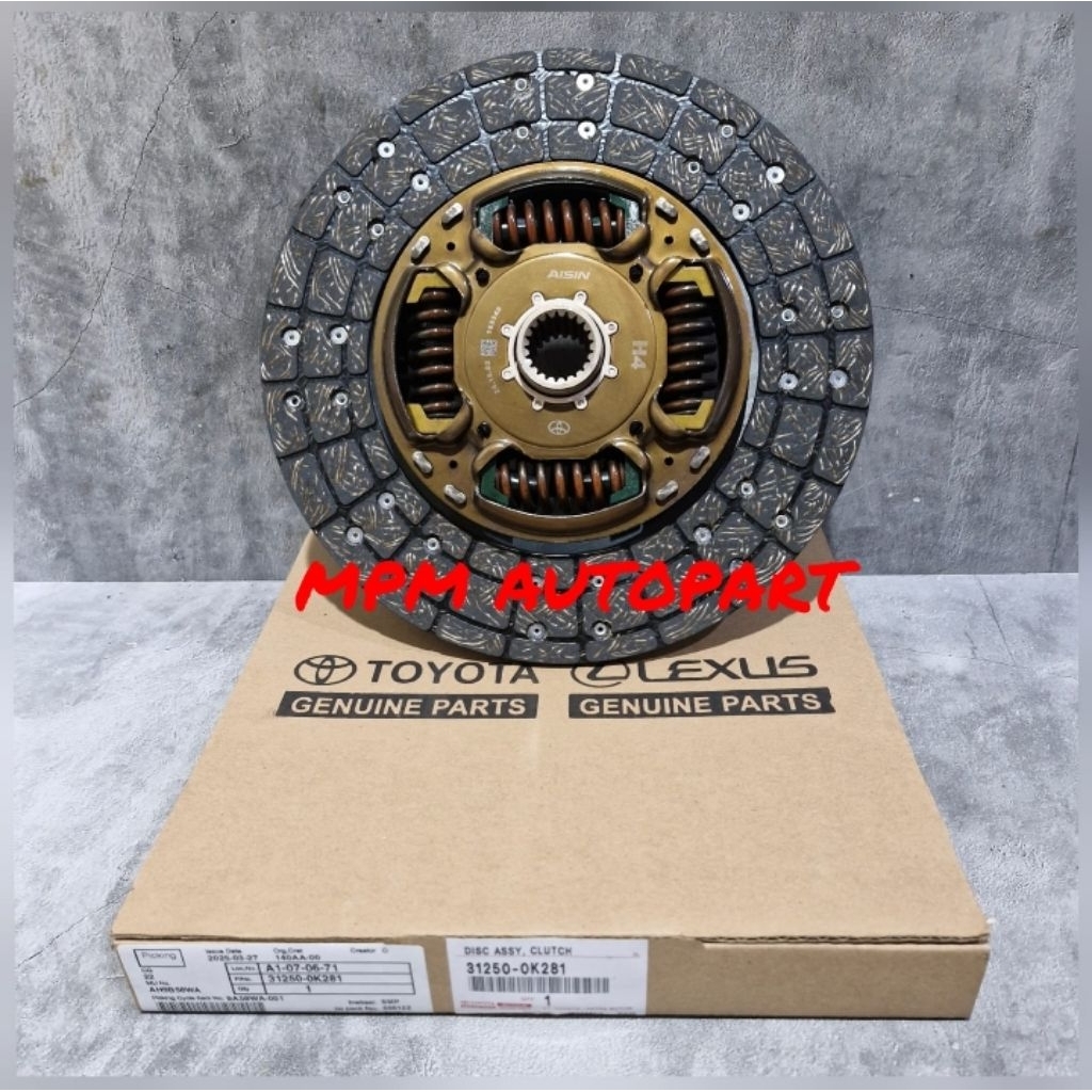 Clutch disc clutch lining plate innova reborn hilux revo fortuner vrz ...