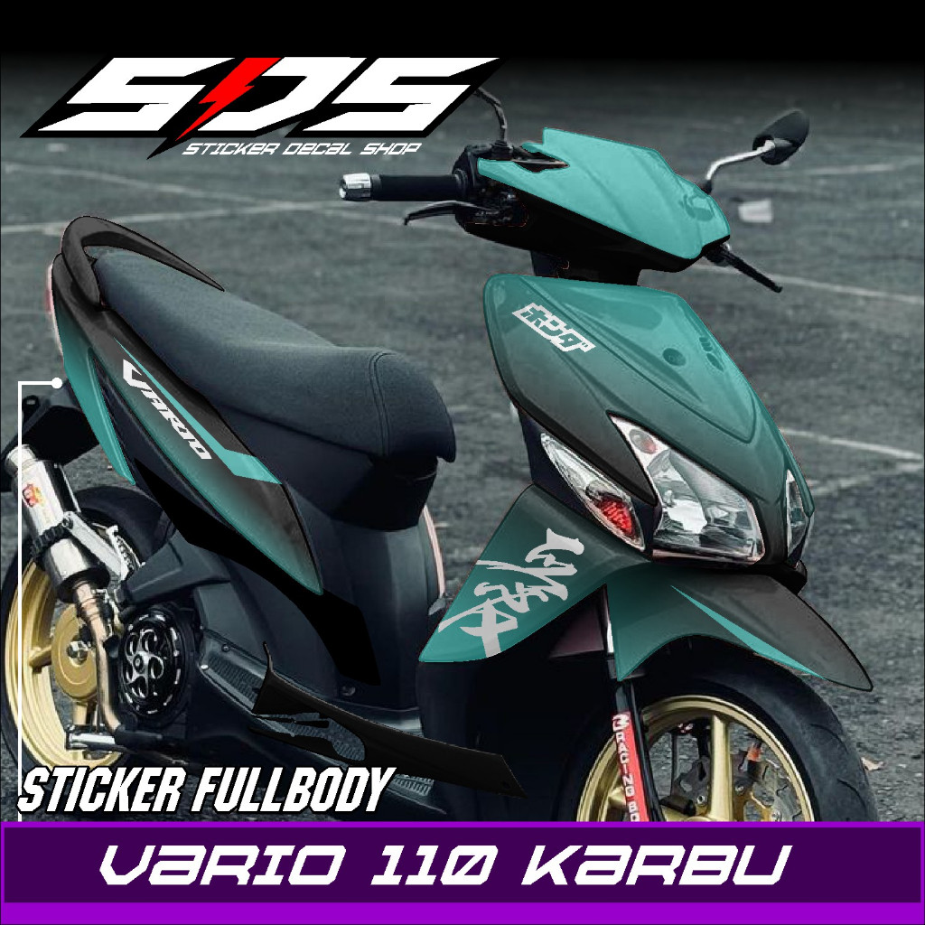 Full Body Decal Sticker VARIO 110 Karbu 2006 2007 2008 2009 2010 2011 ...