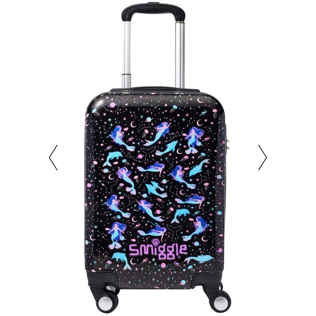[100% ORIGINAL!] SMIGGLE LIMITLESS MERMAID TRAVEL LUGGAGE TROLLEY BAG 4 ...