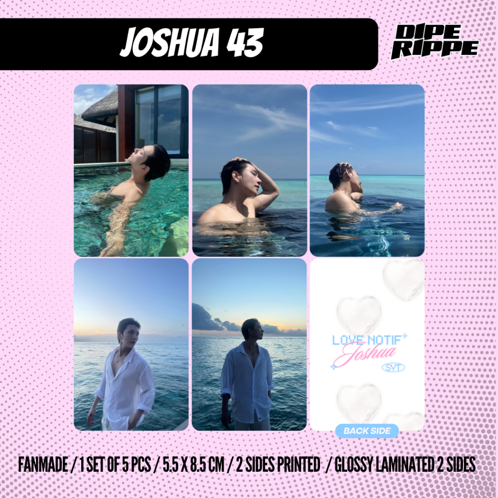 SVT - LOVE NOTIF JOSHUA SVT SELCA UPDATE BOYFRIEND MATERIAL | Shopee ...