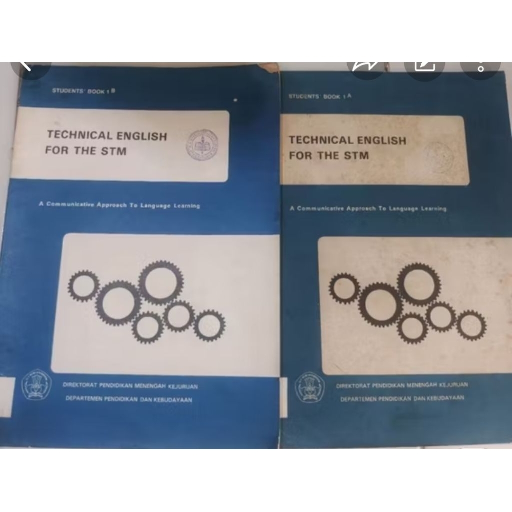 TECHNICAL ENGLISH FOR THE STM STUDENTS BOOK 1A & 1B ORIGINAL | Shopee ...