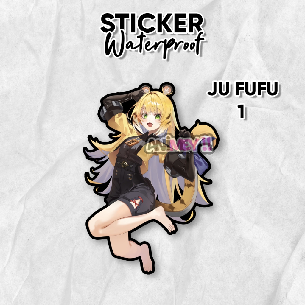 Ju Fufu Game Zenless Zone Zero Sticker / Waterproof Anime Sticker ...