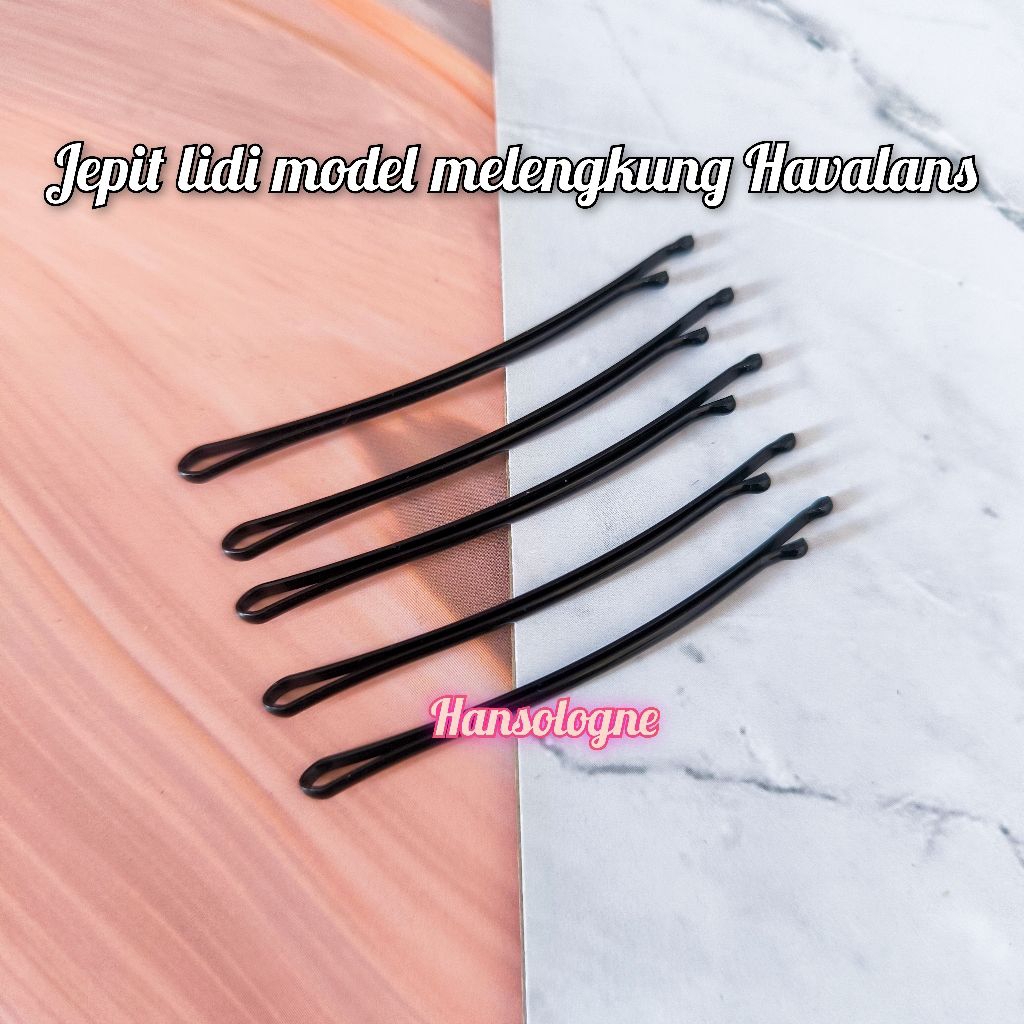 Curved curve hair pins havalans | Shopee Philippines