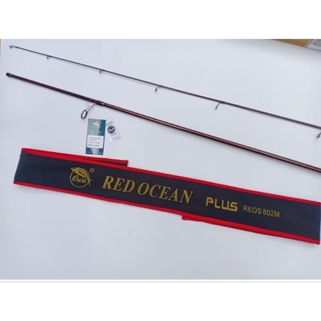 Orca red ocean plus Fishing Rod (Patlon PVC) | Shopee Philippines