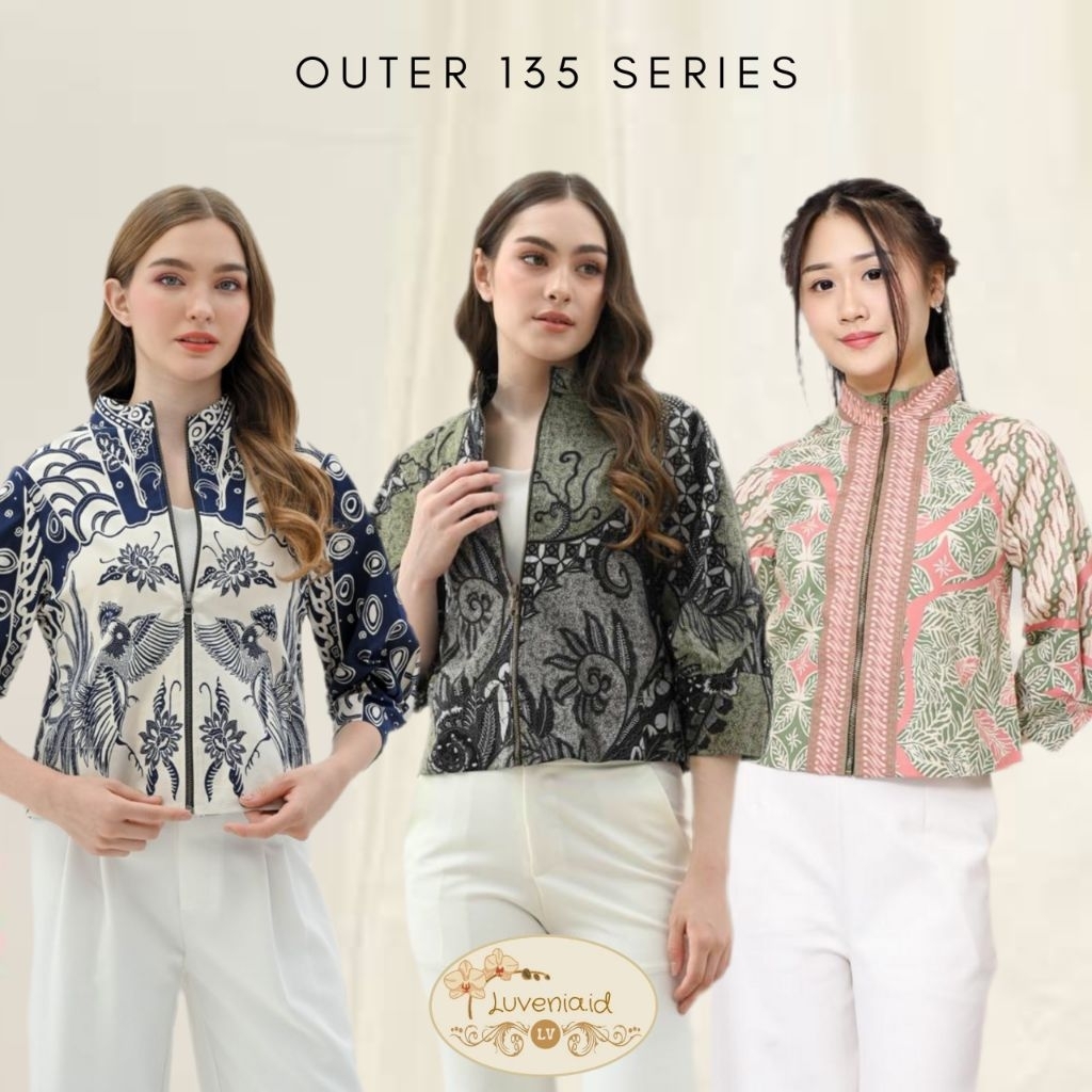 135 Series Women's Batik Jackets/Batik Uniforms/Batik Outer/Modern ...