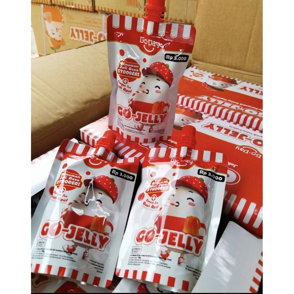 GO-JELLY – Fresh Strawberry Flavored Jelly Drink (30 pcs) | Healthy ...