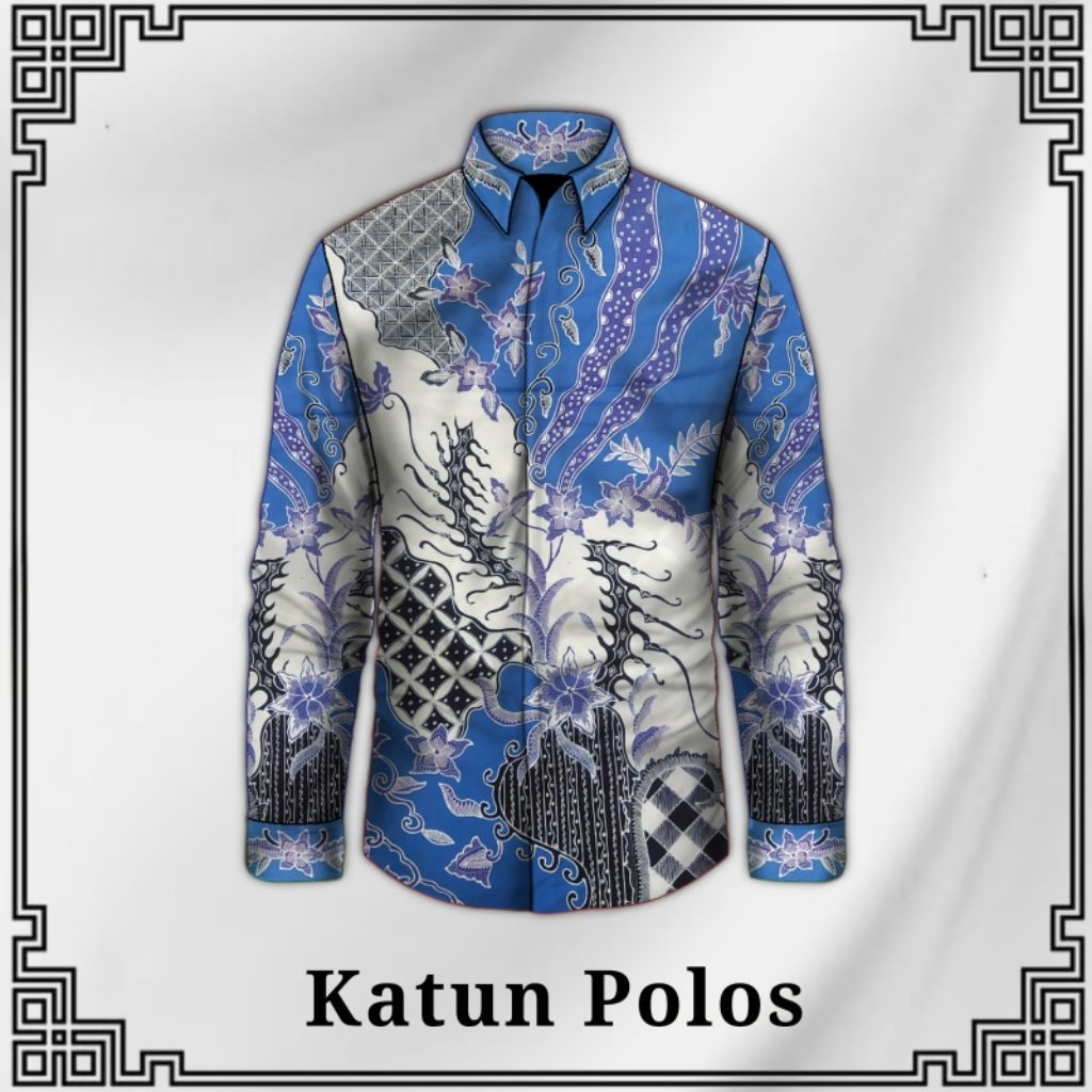 KEMEJA KATUN Exclusive Cotton Hand-Written Batik Cloth, 100% Original ...