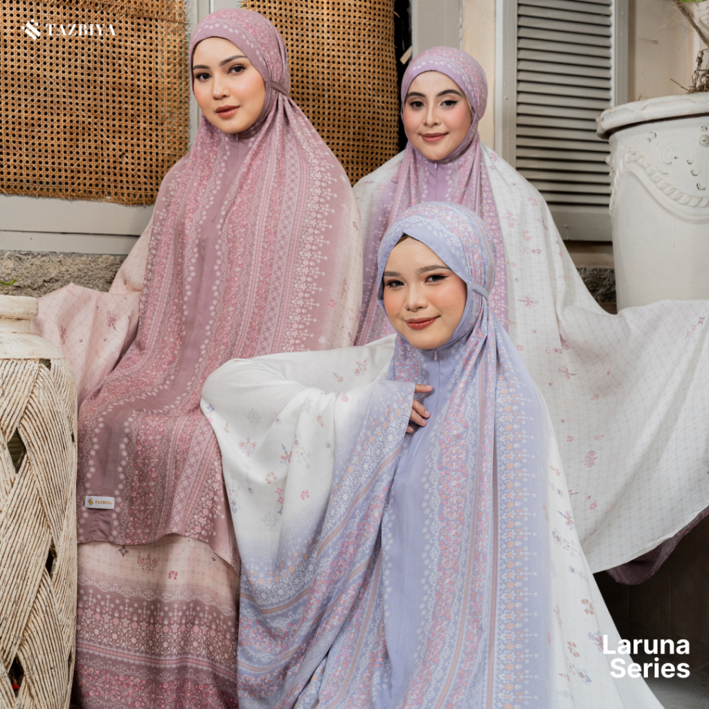 TAZBIYA LARUNA SERIES PRAYER CLOTHES | 2-in-1 Adult RAYON Prayer Rug ...