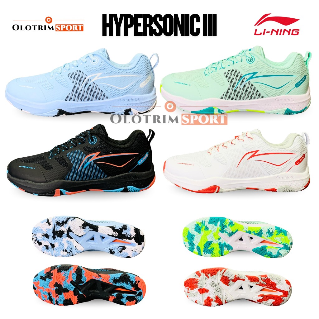 Original LINING HYPERSONIC III 3 Badminton Shoes | Shopee Philippines