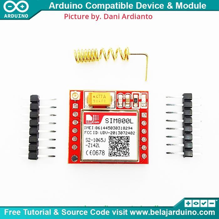 SIM800L GSM GPRS Module for Arduino (GSM GPRS Series Modem Shield ...