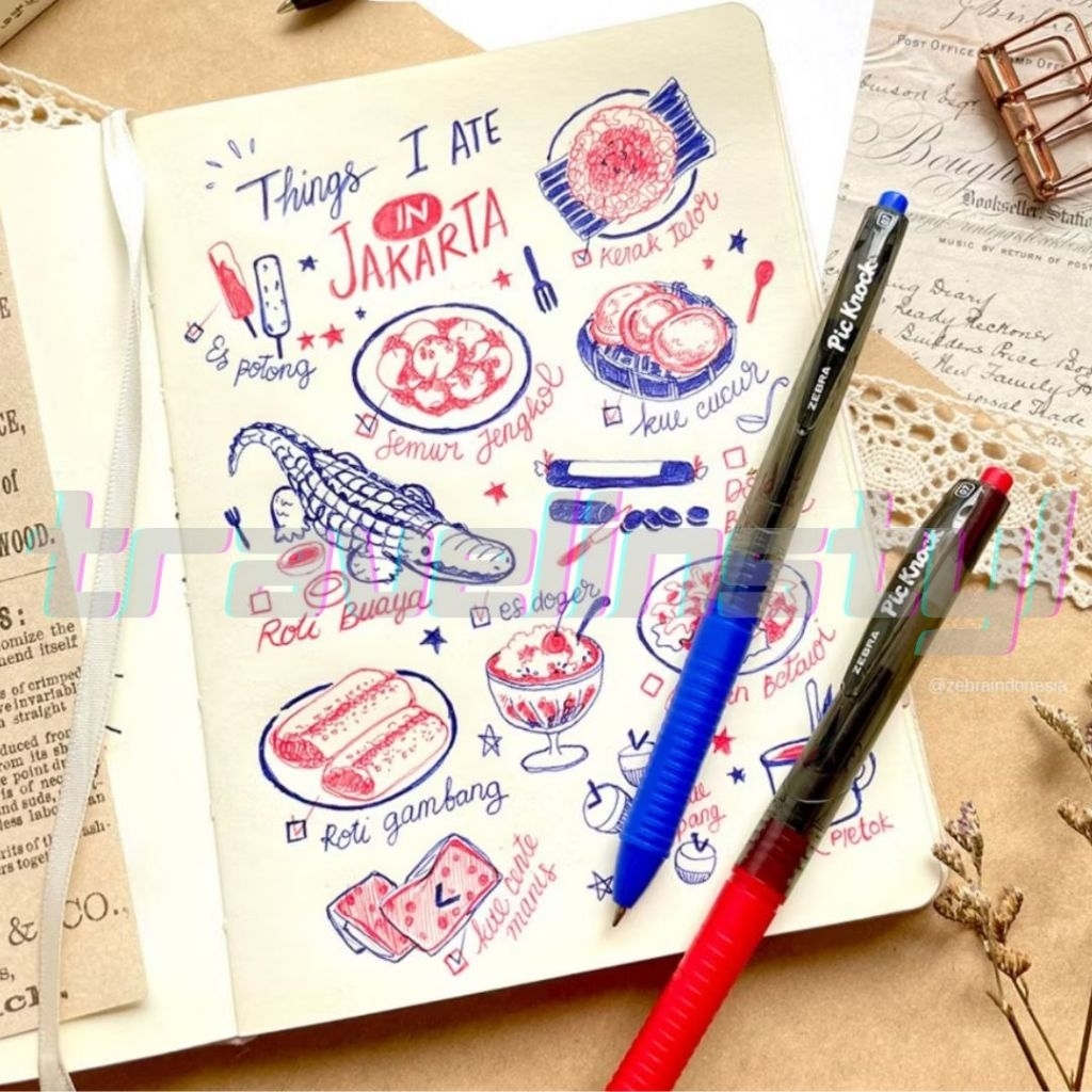 Zebra Piccolo Knock PicKnock Pen - Semi Gel Pen | Shopee Philippines