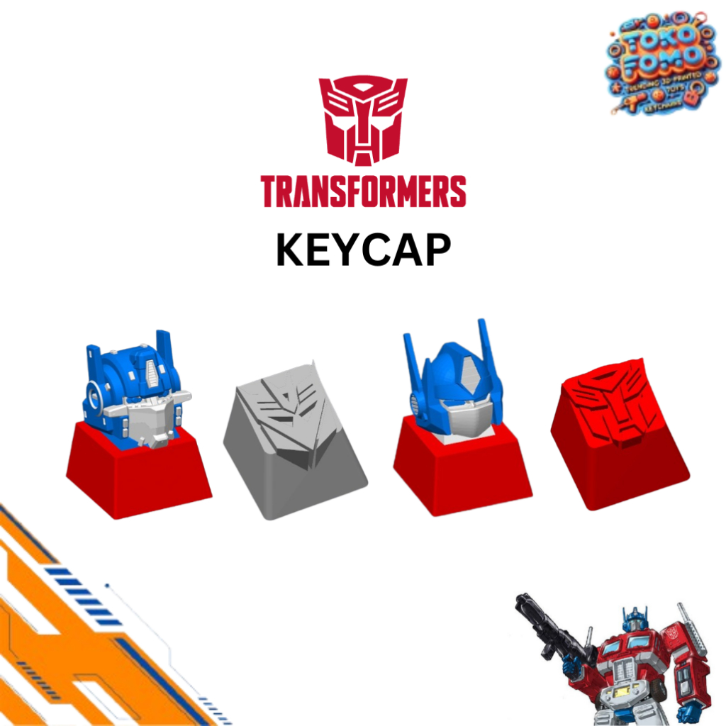 FOMO SHOP Transformer Theme Keycaps Logo / Optimus Prime / Decepticon ...