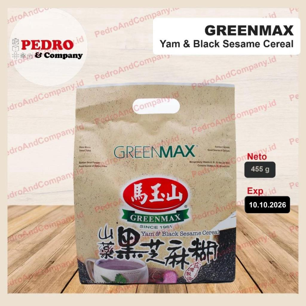 Greenmax - Yam black sesame cereal (12 sachets x 30 gr) | Shopee ...