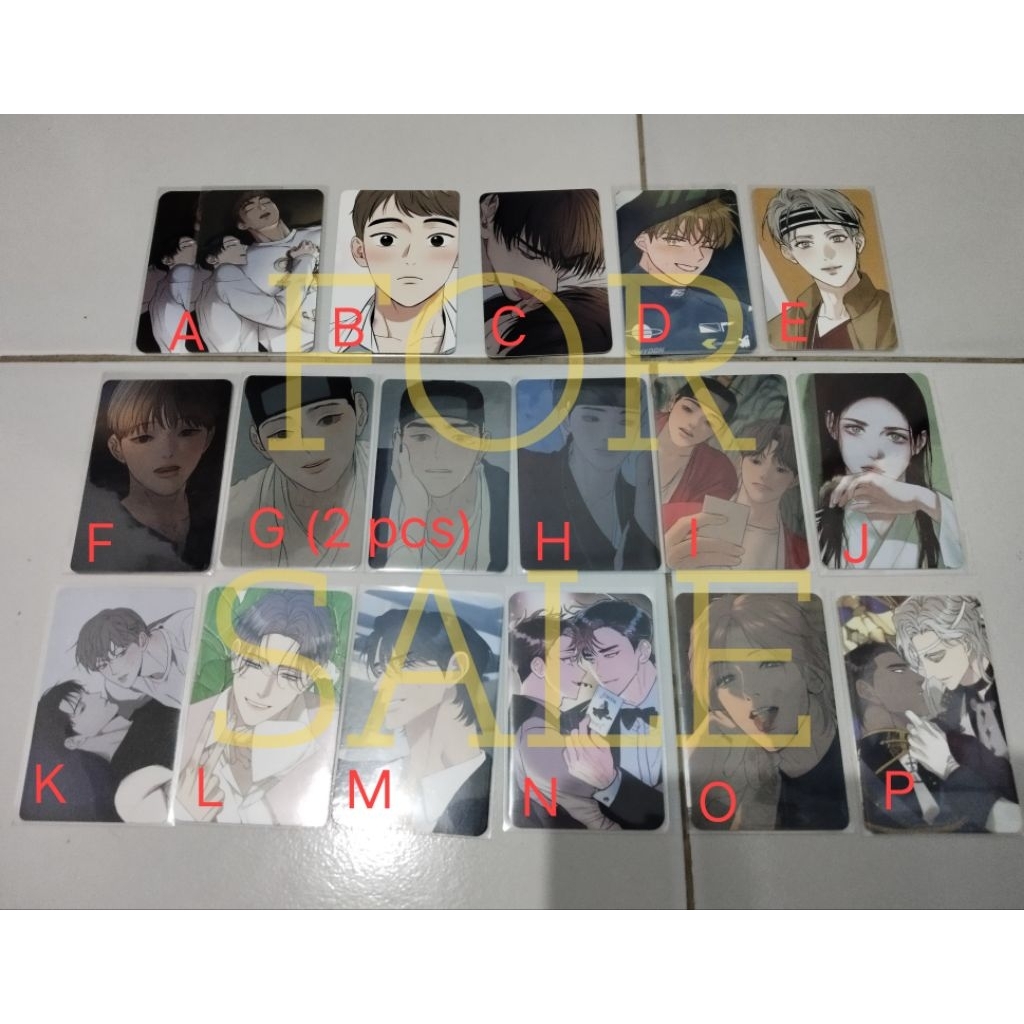 RPC Photocard BL Manhwa BJ Alex Payback Smyrna Mad Place Yaoi Korea ...