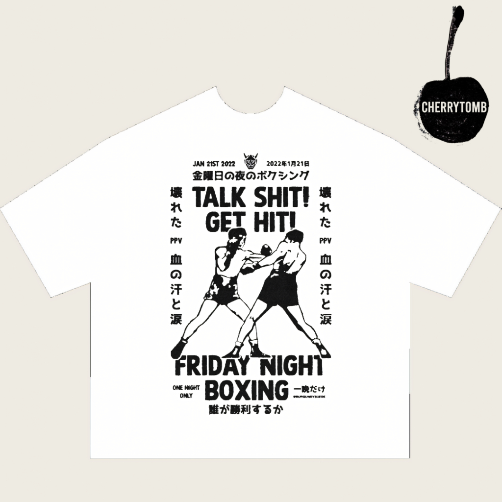 GRAPHIC TEE BOXING men's and women's unisex streetwear aesthetic outfit ...