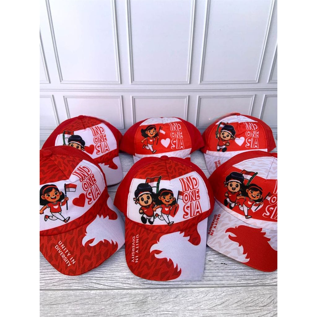 MERAH Independence Day Augustan Hat Merdeka Anniversary of the Republic ...