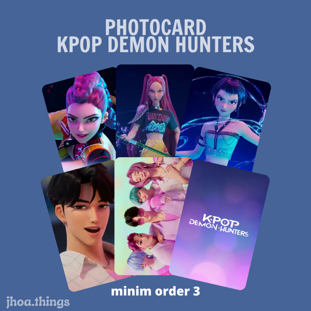 [UNOFFICIAL] PHOTOCARD KPOP DEMON HUNTERS SERIES HUNTR/X HUNTRIX ONLY BOYS RUMI MIRA ZOEY JINU ...