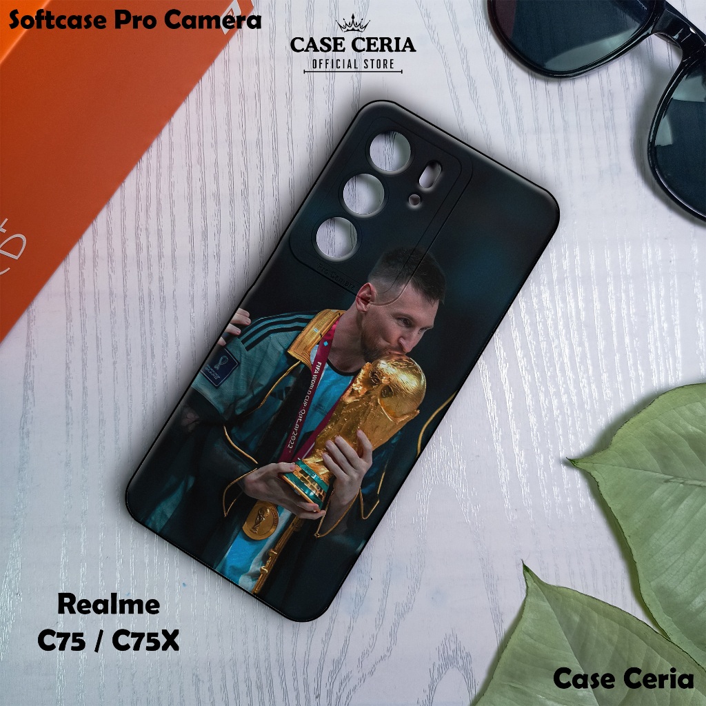 Case For Realme C75 / C75X – Lionel Messi Motif HP Casing – Softcase ...