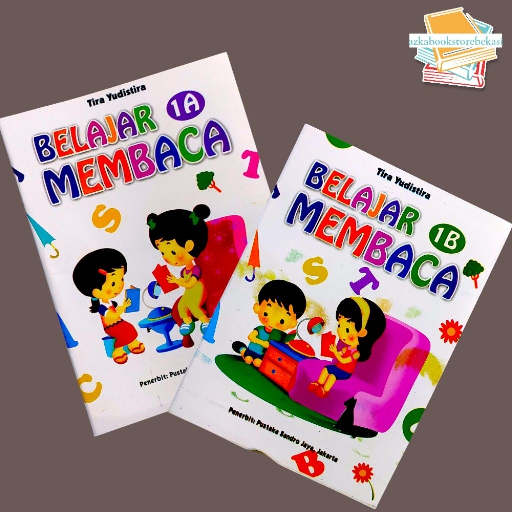 Learning to Read Book Volumes 1A and 1B for Kindergarten with Full ...