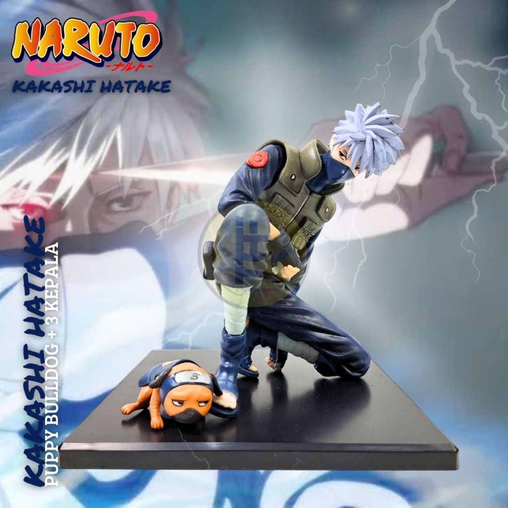 Kakashi Hatake Hokage Rokudaime Action Figure Naruto Puppy Summons ...