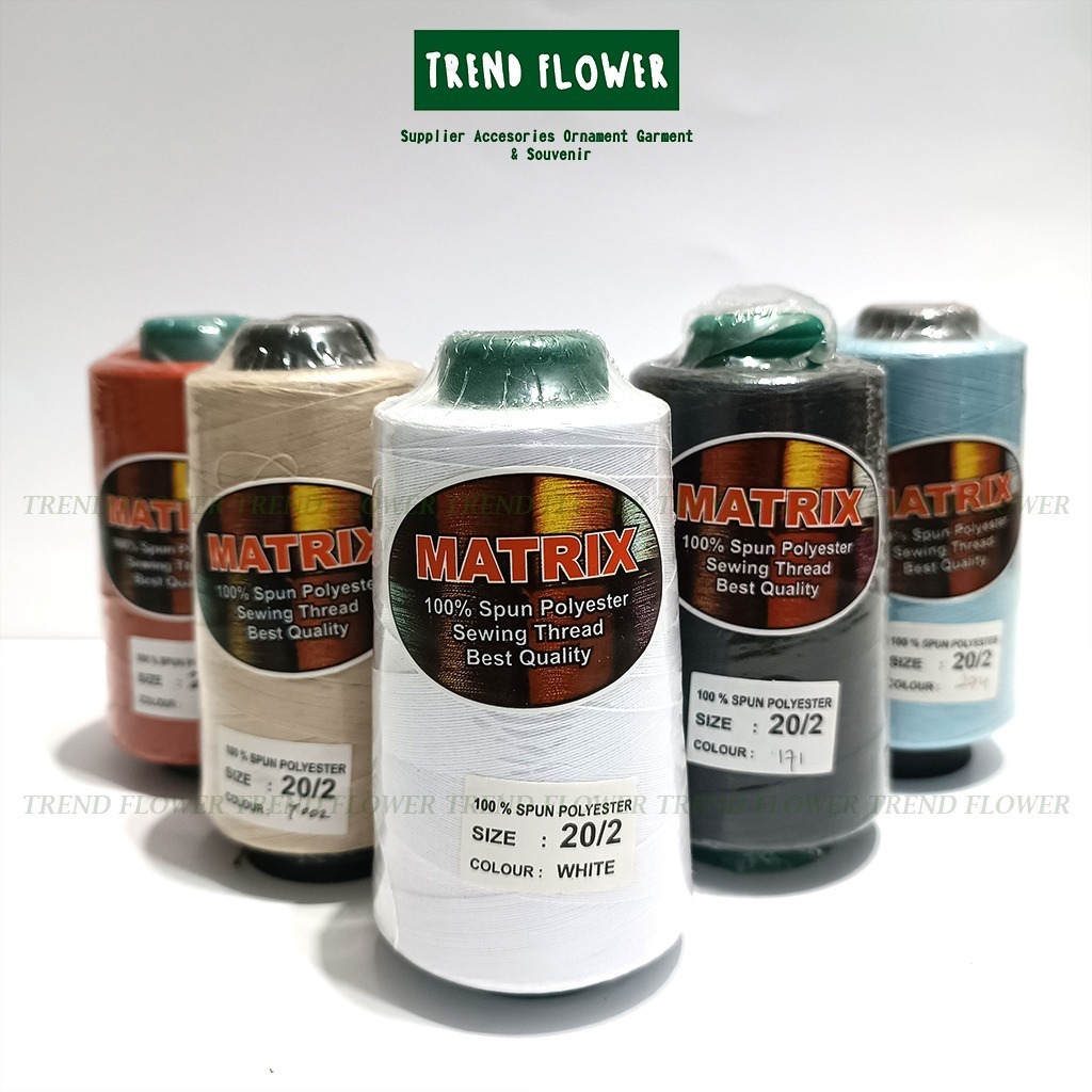 Matrix Thread 20/2 [PER DOZEN] Large Sewing Thread spun thread 1 large ...