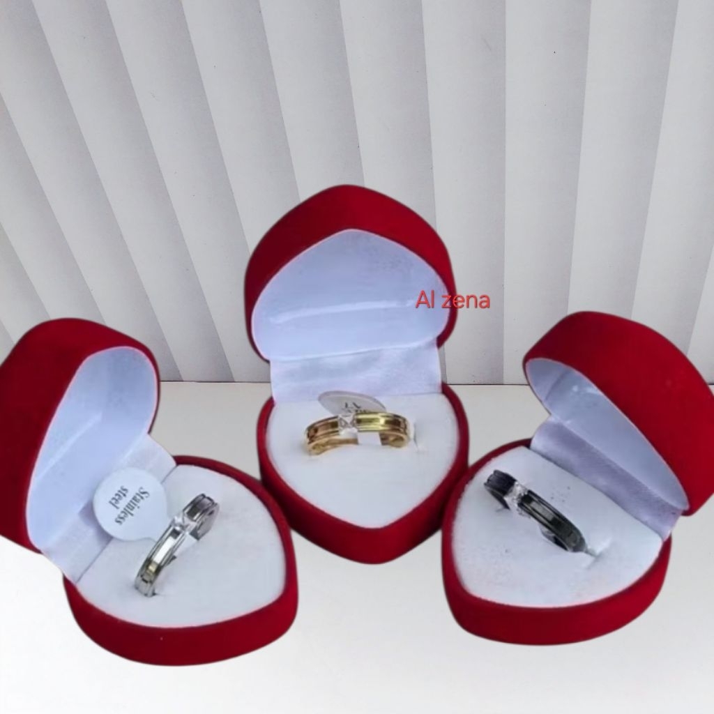 MATA Original Titanium Swarovsky Eyes Rings / Men's and Women's Couple ...