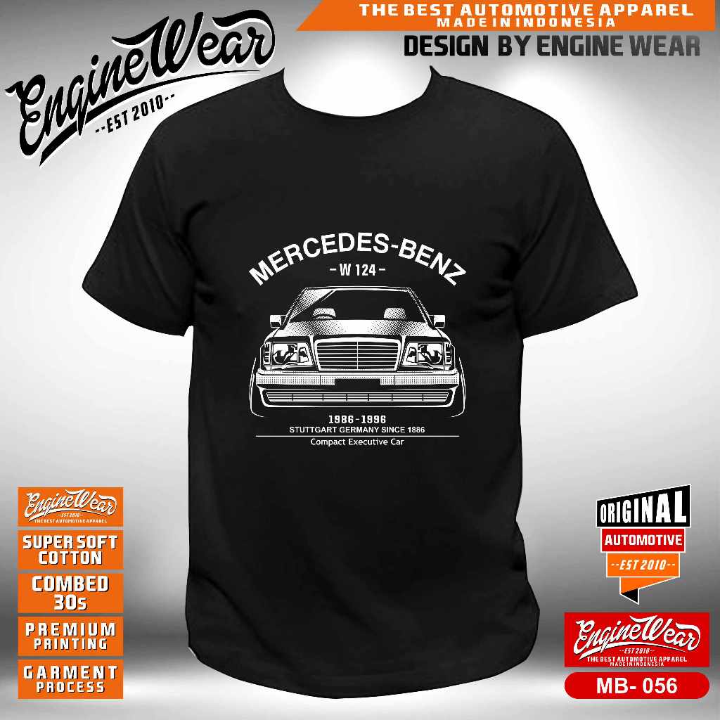 Mercedes benz W124 W123 W202 W203 W204 W210 W211 W212 W140 T-shirt ...