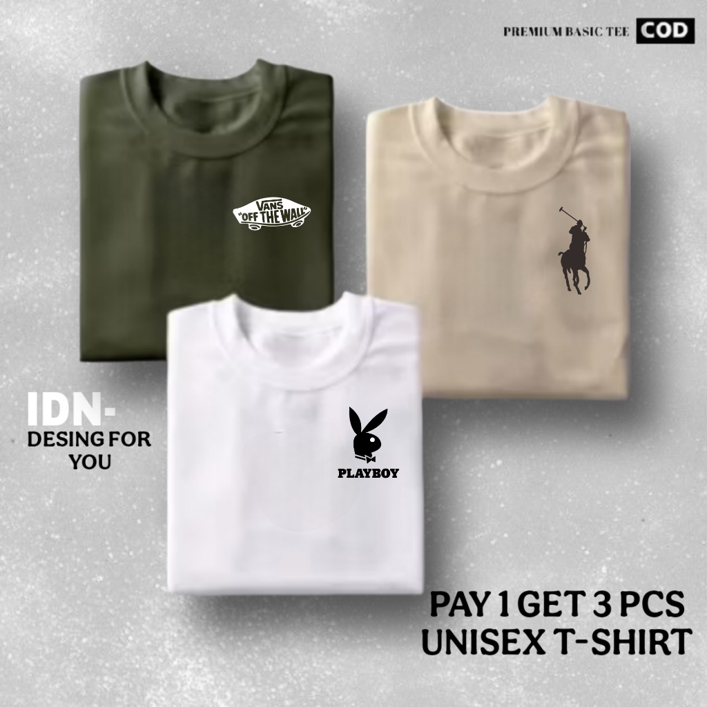 BUY 1 GET 3 PCS Distro Stone Cool Men's Distro T-Shirts Made of 100% ...
