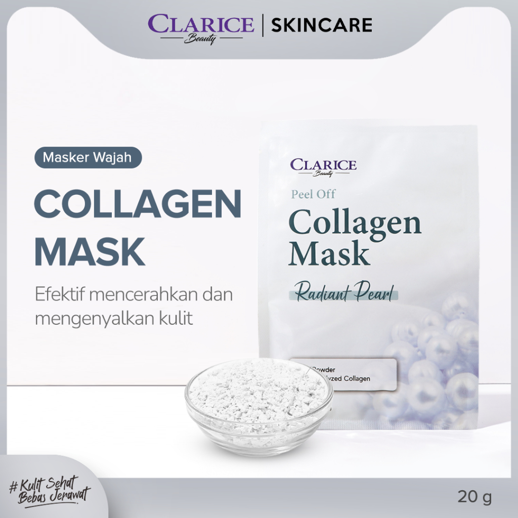 CLARICE BEAUTY | Radiant Pearl Collagen Peel Off Mask | Beauty Clinic ...
