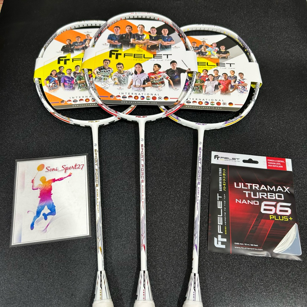FELET SPORT BADMINTON RACKET LATESTForce | Shopee Philippines