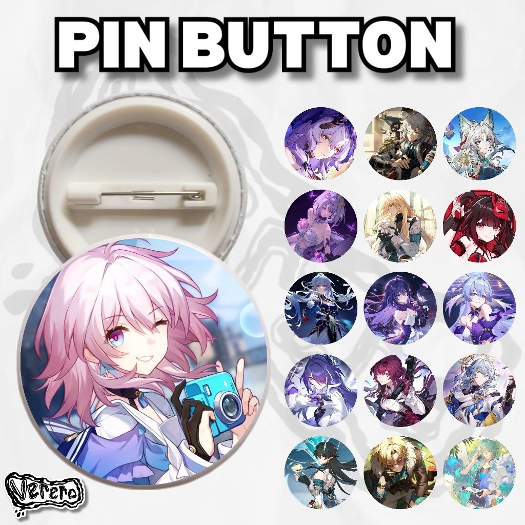 Honkai Star Rail HSR Anime Button Pin | Shopee Philippines