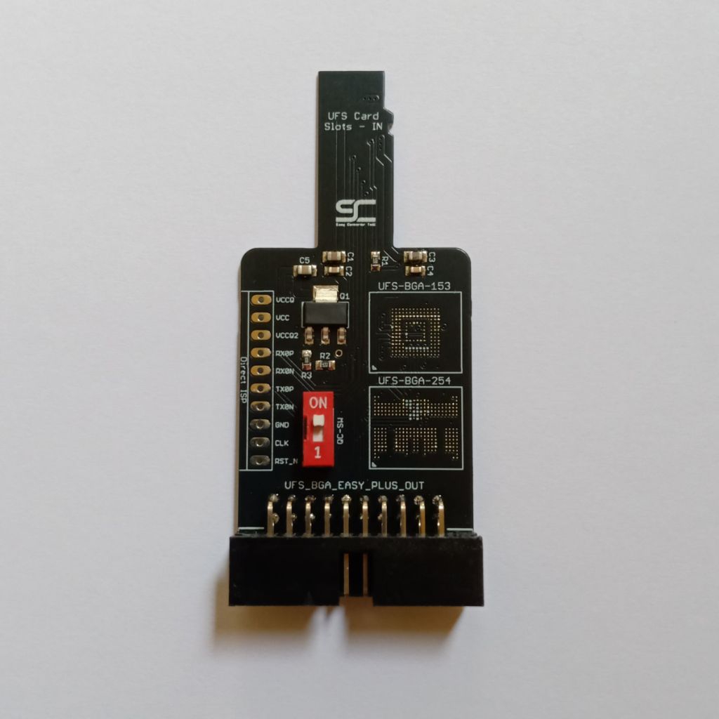 SMART CONNECT Converter UFS Card Reader F64 BOX to Socket BGA Easy JTAG ...