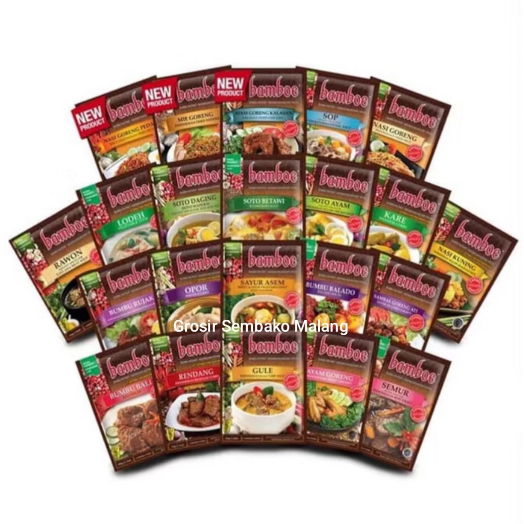 Bamboe Bumbu Dapur All Varian gule soto rawon rendang krengsengan ...