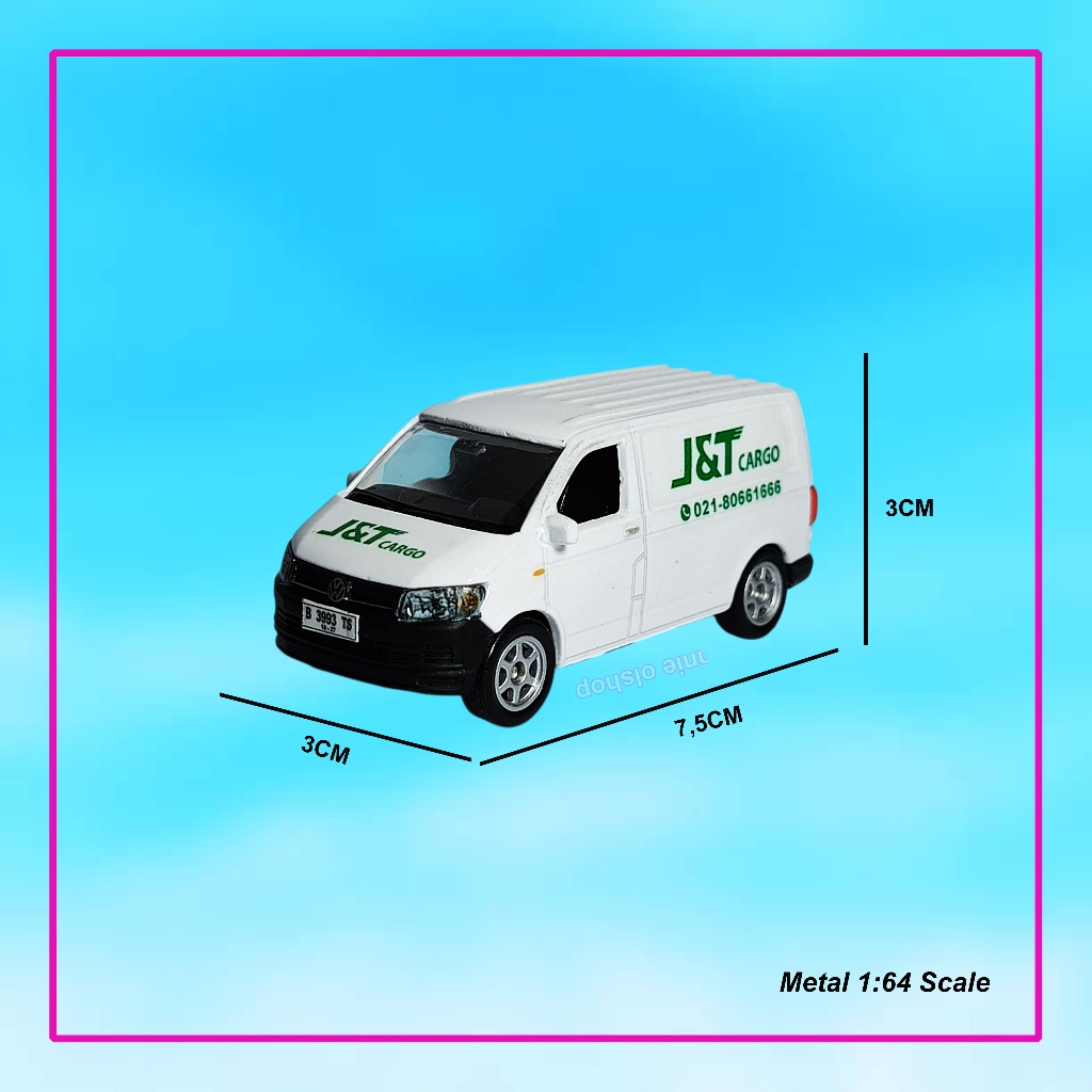 DIECAST MINIATURE SCALE 1: JT CARGO JNT EXPEDITION CAR WHITE CARGO ...