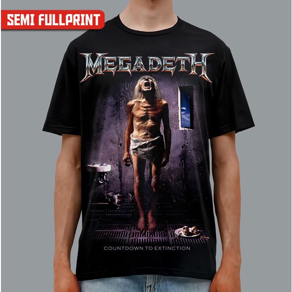 MEGADETH CLOTHES | UNISEX METAL THRASH ROCK BOOTLEG BAND T-SHIRT ...