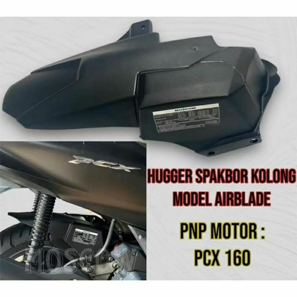 PCX 160 Rear Under Fender Hugger PCX 160 Air Blade Fender | Shopee ...
