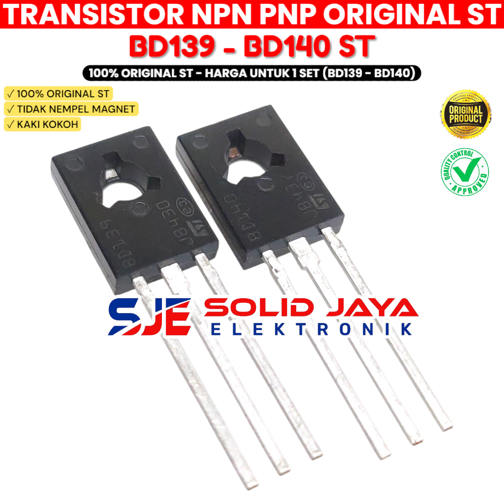 TRANSISTOR TR BD139 BD140 ST ORIGINAL TRANSISTOR TR BD 139 BD 140 ST ...