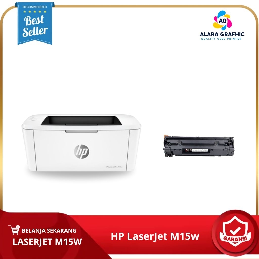 Printer hp LaserJet Pro M15w WiFi - M15a | Shopee Philippines