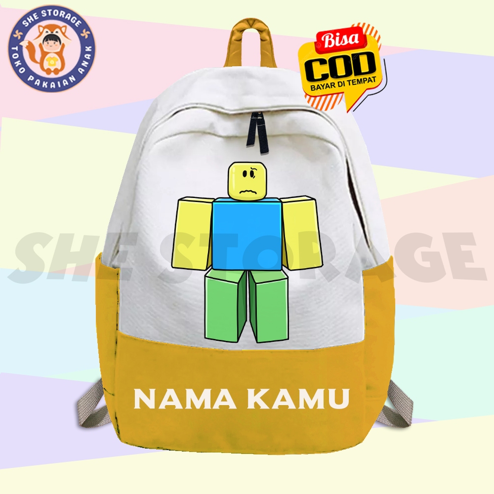 (FREE NAME PRINTING) CHILDREN'S BACKPACK NOOB CHILDREN'S SCHOOL BAG ...