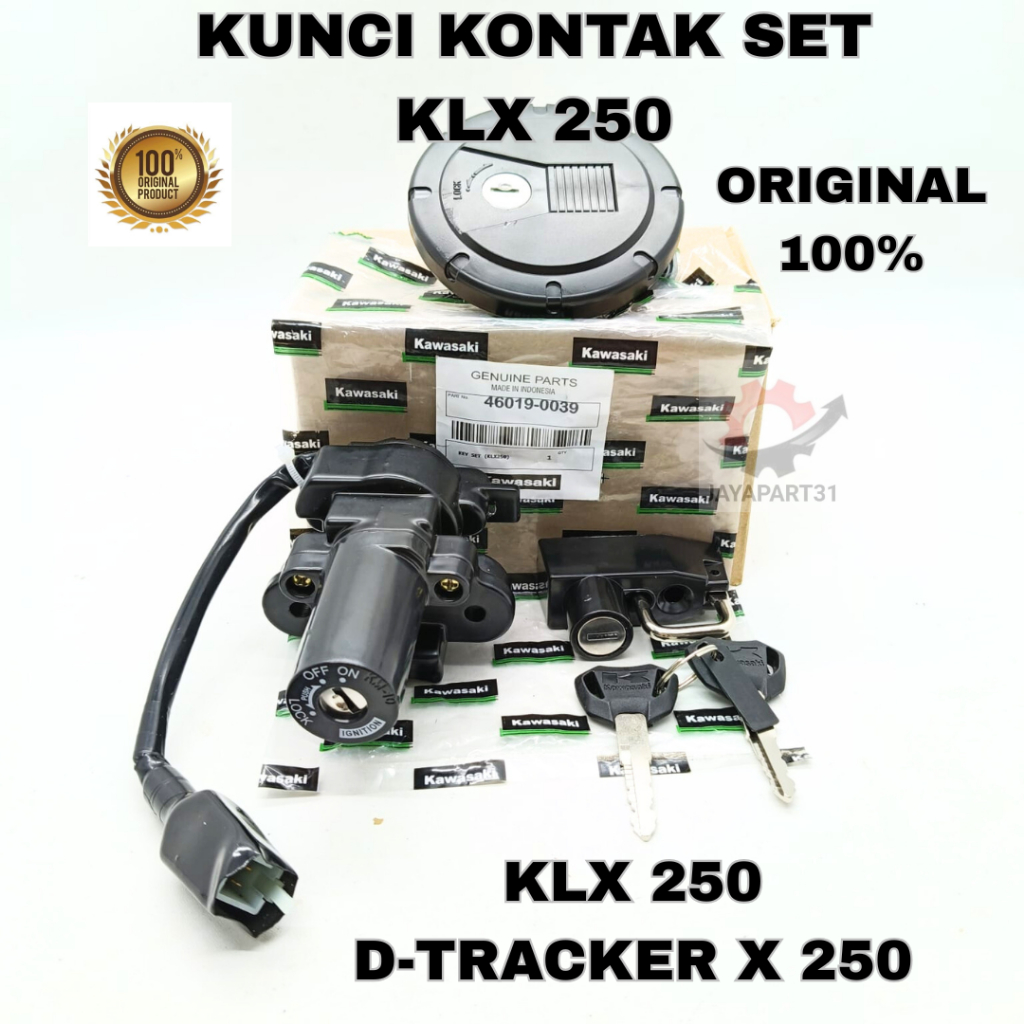 CONTACT KEY SET KAWASAKI KLX 250 ORIGINAL ORIGINAL KLX 250, D-TRACKER X ...